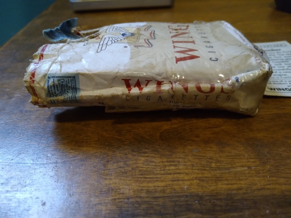 Wings Cigarette 1940's Pack Wrapper & 14 Attack Bomber Trading Tobacco ...