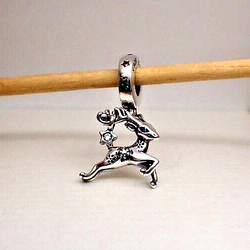 Authentic Pandora #792826C01 Magical Christmas Reindeer Dangle Charm ...