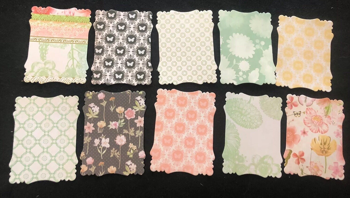 Shabby chic Flower Chipboard Mini Book Album DIY Kit Scrapbook Paper ...