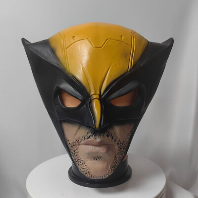 Wolverine Realistic Mask Party Latex Headgear Costume Cosplay Halloween ...
