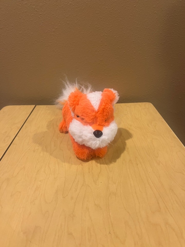 Orange Fox Plush 8 Inch Long Ideal Toys Direct Stuffed Animal Toy | eBay
