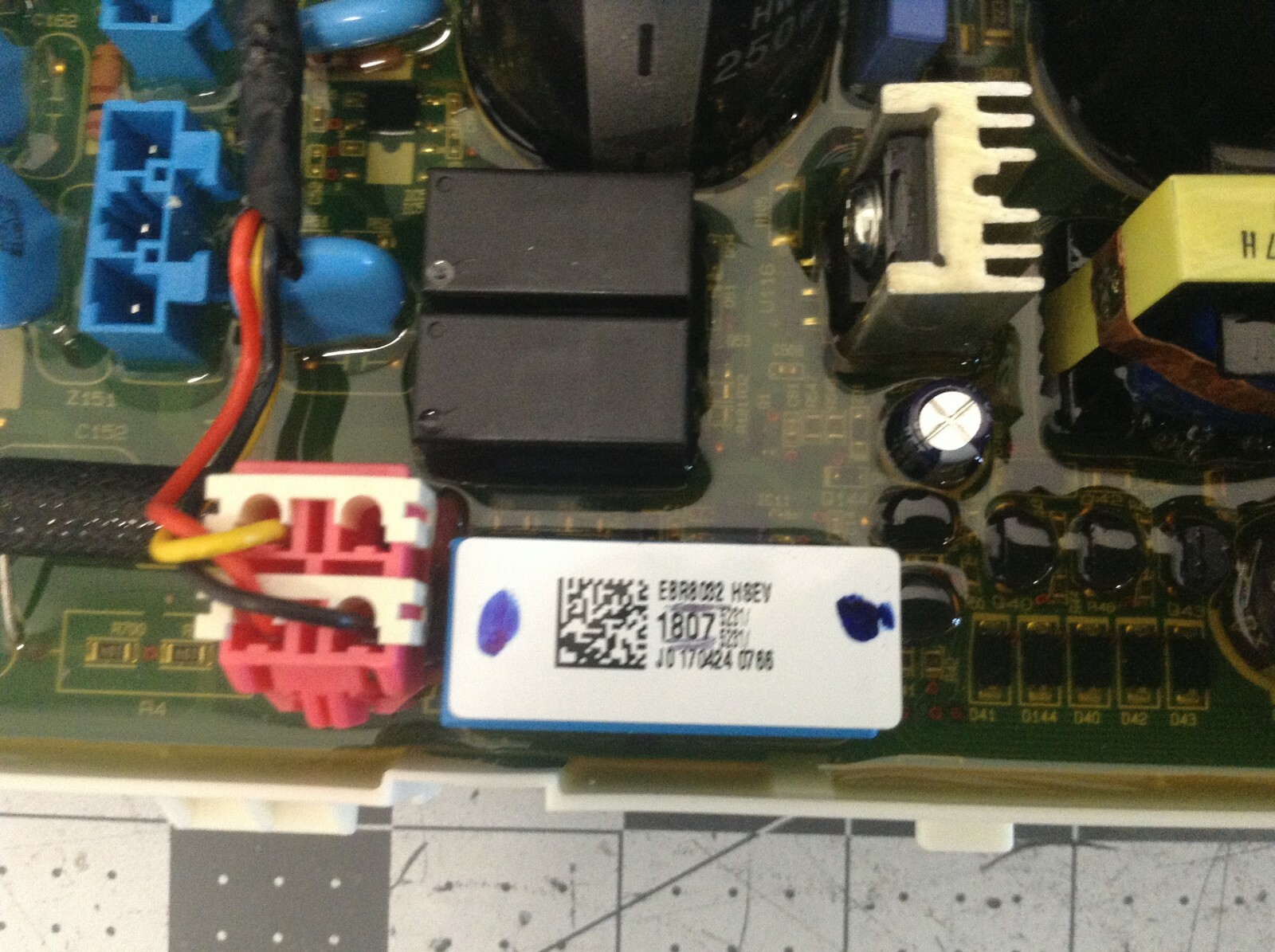 LG Washer Main Control Board w/ User Interface Board P# EBR80321807 ...