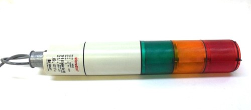 FEDERAL SIGNAL MICRO STAT TOWER LIGHT MSL3, 120 VAC, 1.0 AMP, SERIES A ...
