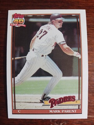 1991 Topps 358 Mark Parent Glow Back | eBay