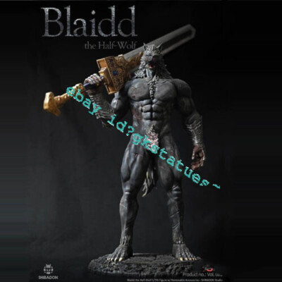 SHIBADON Studio Half Wolf Man Resin Statue Pre-order 1/7 Scale Pure ...