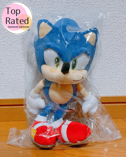 SEGA Sonic the Hedgehog Plush SONIC Stuffed toy Doll Sanei Japan New ...