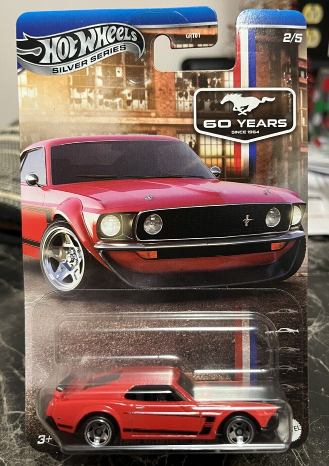 (4) Hot Wheels Silver Series MUSTANG 60th Anniversary 2-5 | eBay