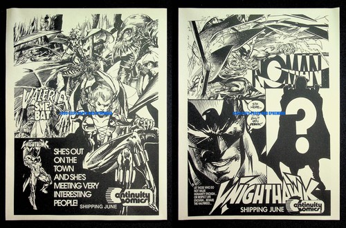 Valeria the She Bat + Nighthawk Continuity Comics 1994 Print Magazine ...