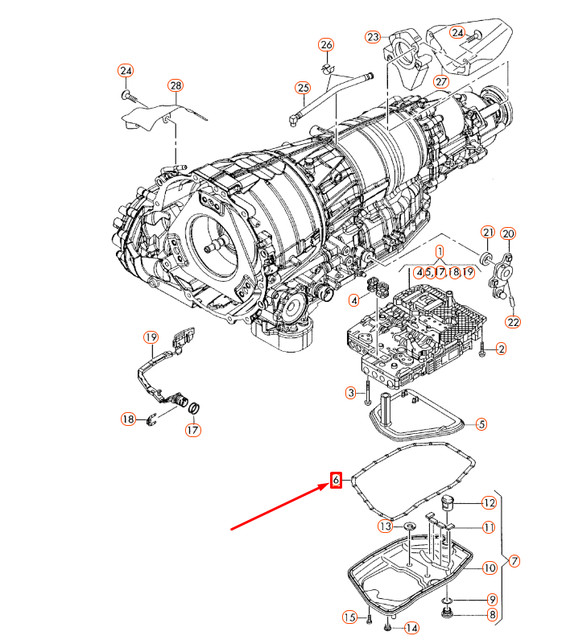 Audi 09L321371A Genuine OEM Trans Pan Gasket for sale online | eBay