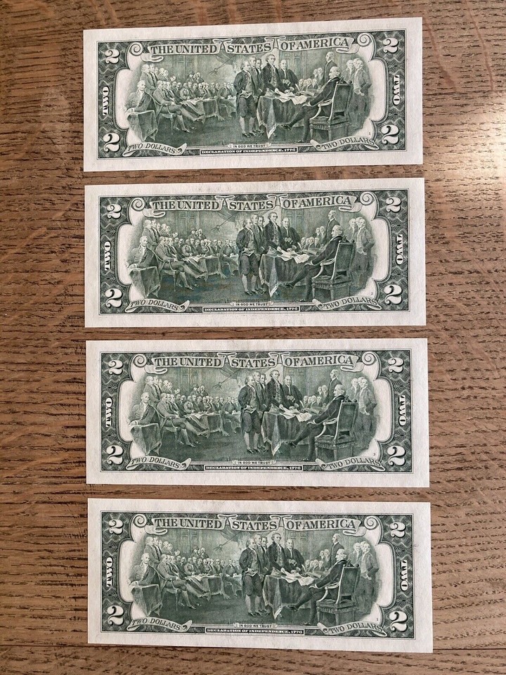 US Paper Money Collection Lot - Select Mint $1 And $2 Notes | eBay