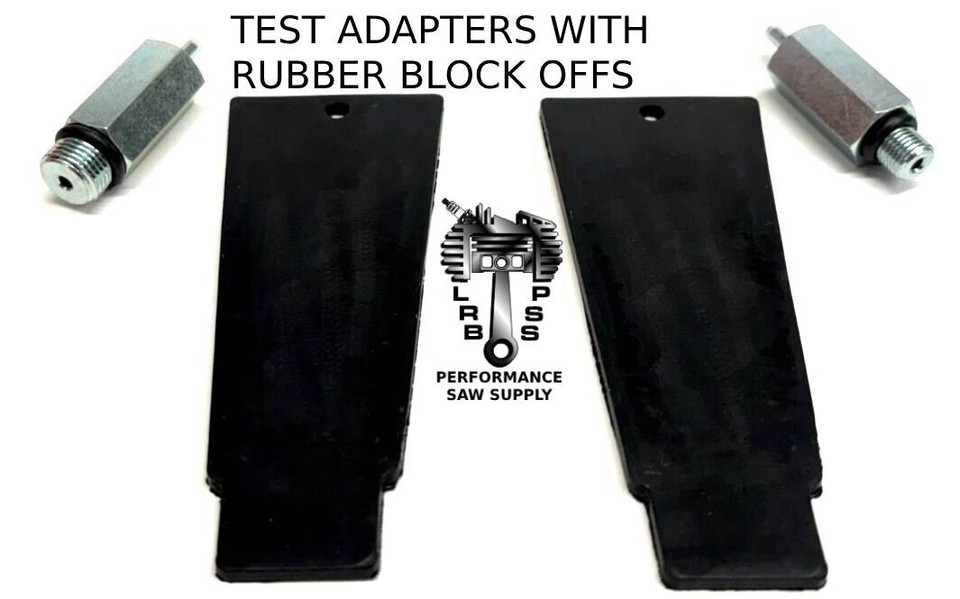 2 STROKE VACUUM PRESSURE KIT WITH TEST ADAPTERS RUBBER BLOCK OFF FITS ...