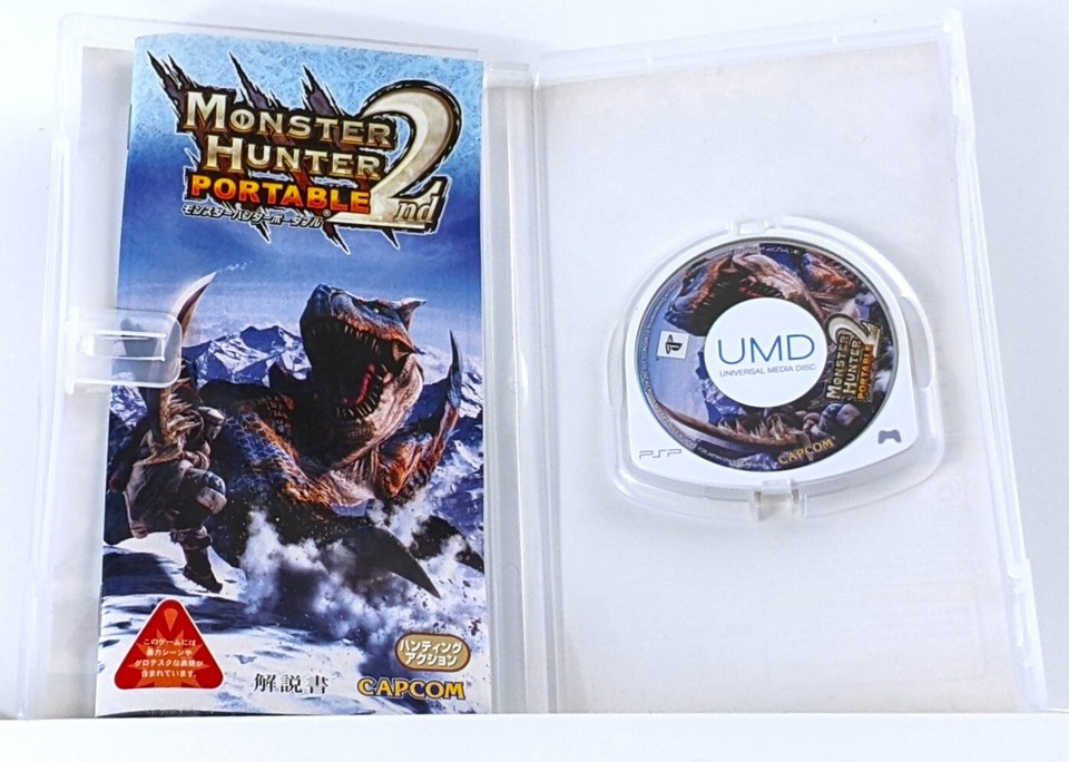 PSP Monster Hunter Portable 1st 2nd 2nd G 3rd Set Japan Playstation ...