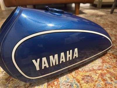 1974 Yamaha DT175B Gas Tank - Original Balboa Blue - Excellent ...