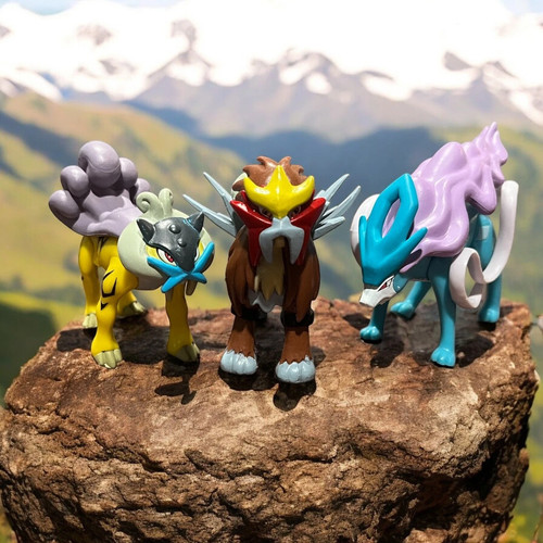 Legendary Dogs Figure Set - Pokemon Entei, Raikou, Suicune | eBay