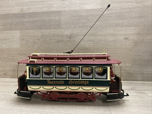 BACHMANN G GAUGE CHRISTMAS TROLLEY STREETCAR W/ Santa, Elf & Toy Bag | eBay