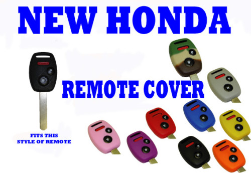 NEW REMOTE SILICONE COVER TO FIT HONDA KEYLESS REMOTE - 3 BUTTON STYLE ...