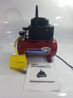 Alton 2 Gallon 1/3HP 100 PSI Portable Hot Dog Air Compressor AT01101 ...