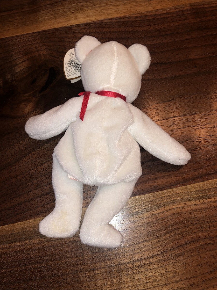 Ty Beanie Baby “Valentino” Bear 1994 RARE! With Brown Nose Ty Beanie Baby “Valentino” Bear 1994 RARE! With Brown Nose