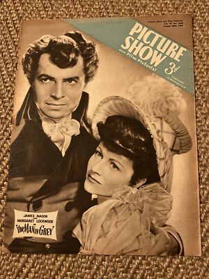 Vintage PICTURE SHOW Magazine James Mason Margaret Lockwood The Man In ...