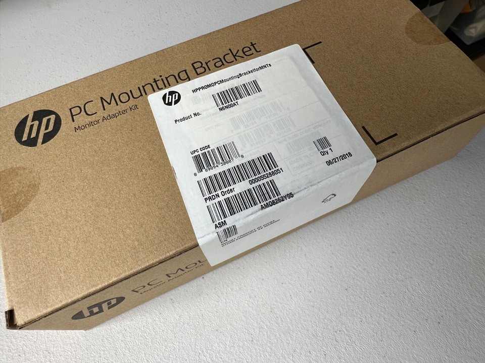 HP PC Mounting Bracket for Desktop Mini to Monitor - N6N00AT / N6N00AA# ...