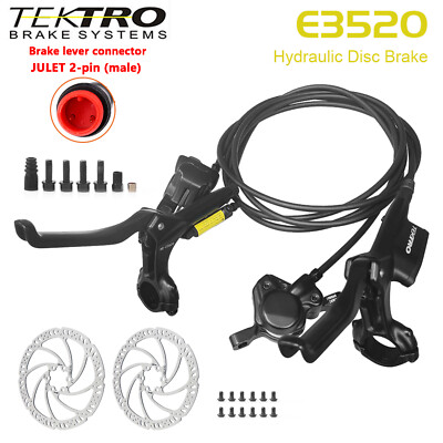 Tektro HD-E3520 E350 E-bike Brake 900/1850mm Electric Hydraulic Brake ...