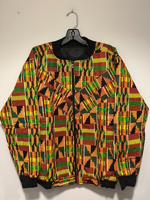 African clothing for men-kente Jacket M-7X long sleeve | eBay
