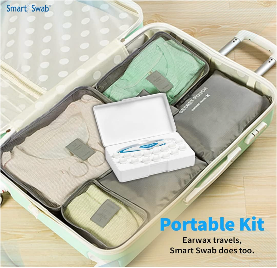 Smart Swab The Original US Patented Safe Spiral Earwax Remover Kit with ...