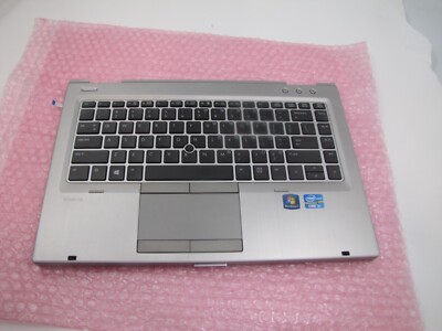 HP EliteBook 8470P 686964-001 Genuine Palmrest & Touchpad Keyboard ...