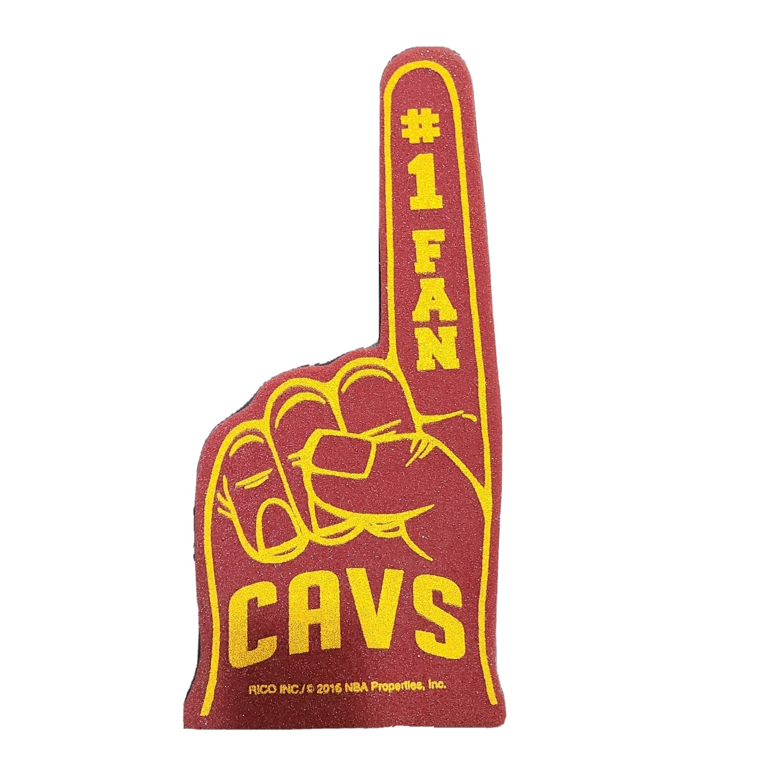 Cavs Cleveland Cavaliers #1 Foam Fingers. Hand fits inside. 18" 2016 ...