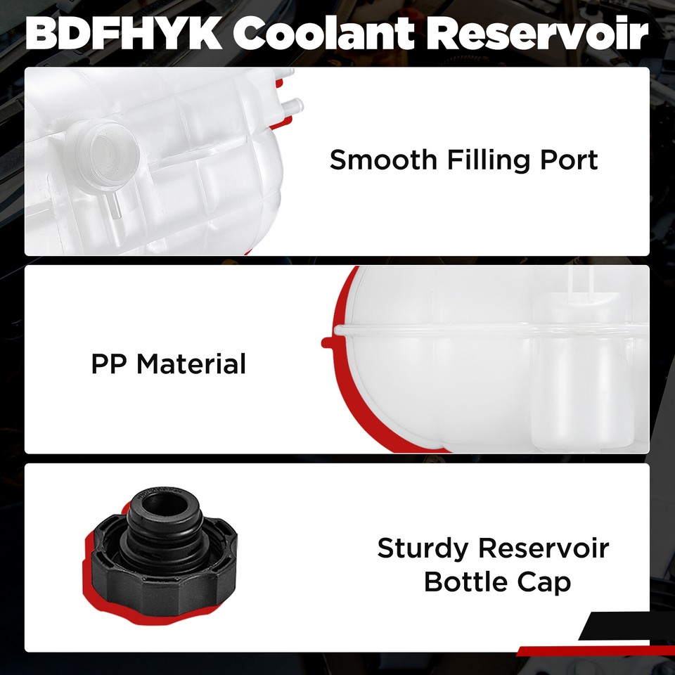 Coolant Reservoir Tank W/ Cap 603-5201 For Freightliner Century Class ...