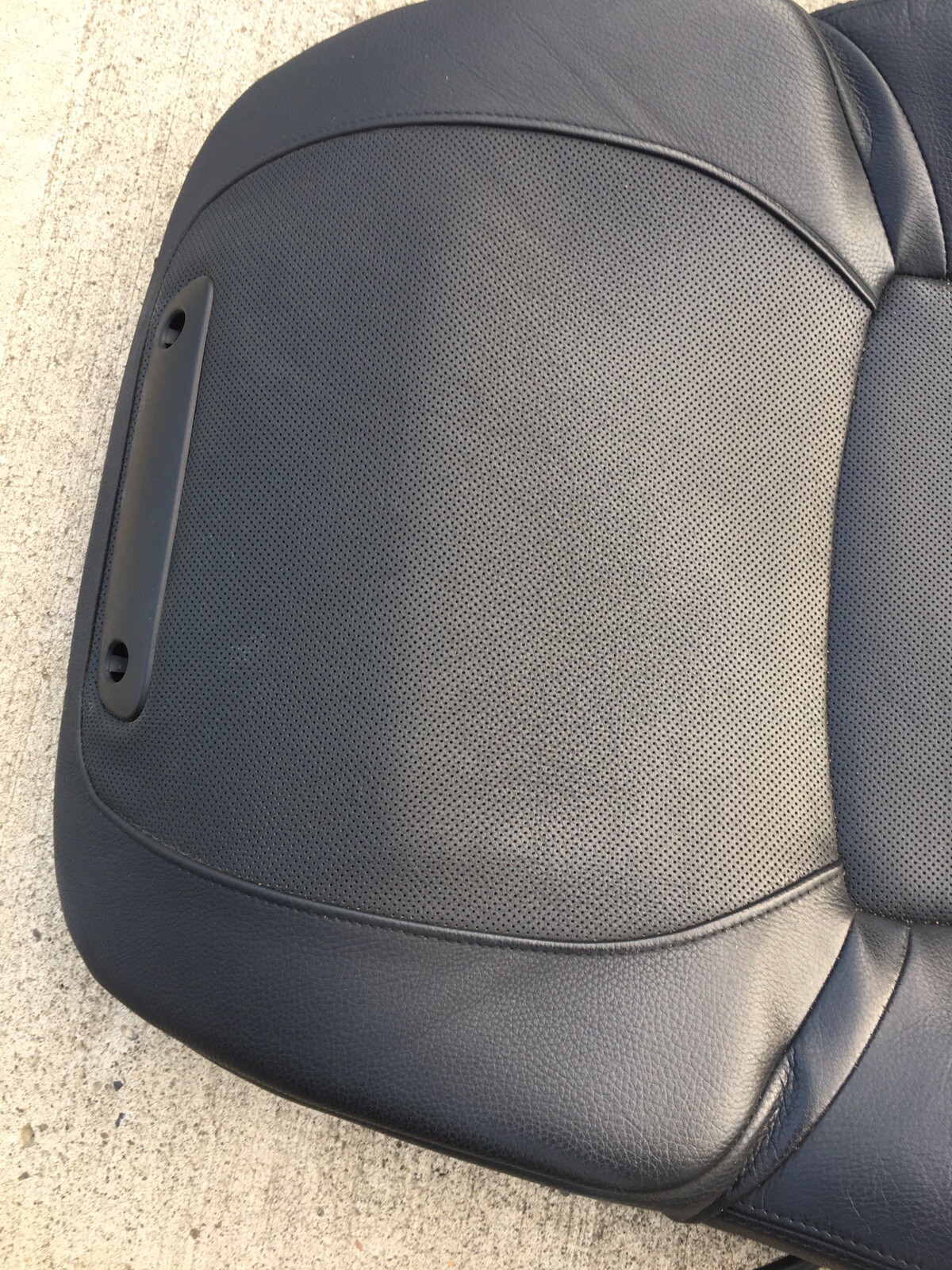 09-13 BMW F01 F10 Front Left Driver Upper Seat Nappa Leather Cushion ...