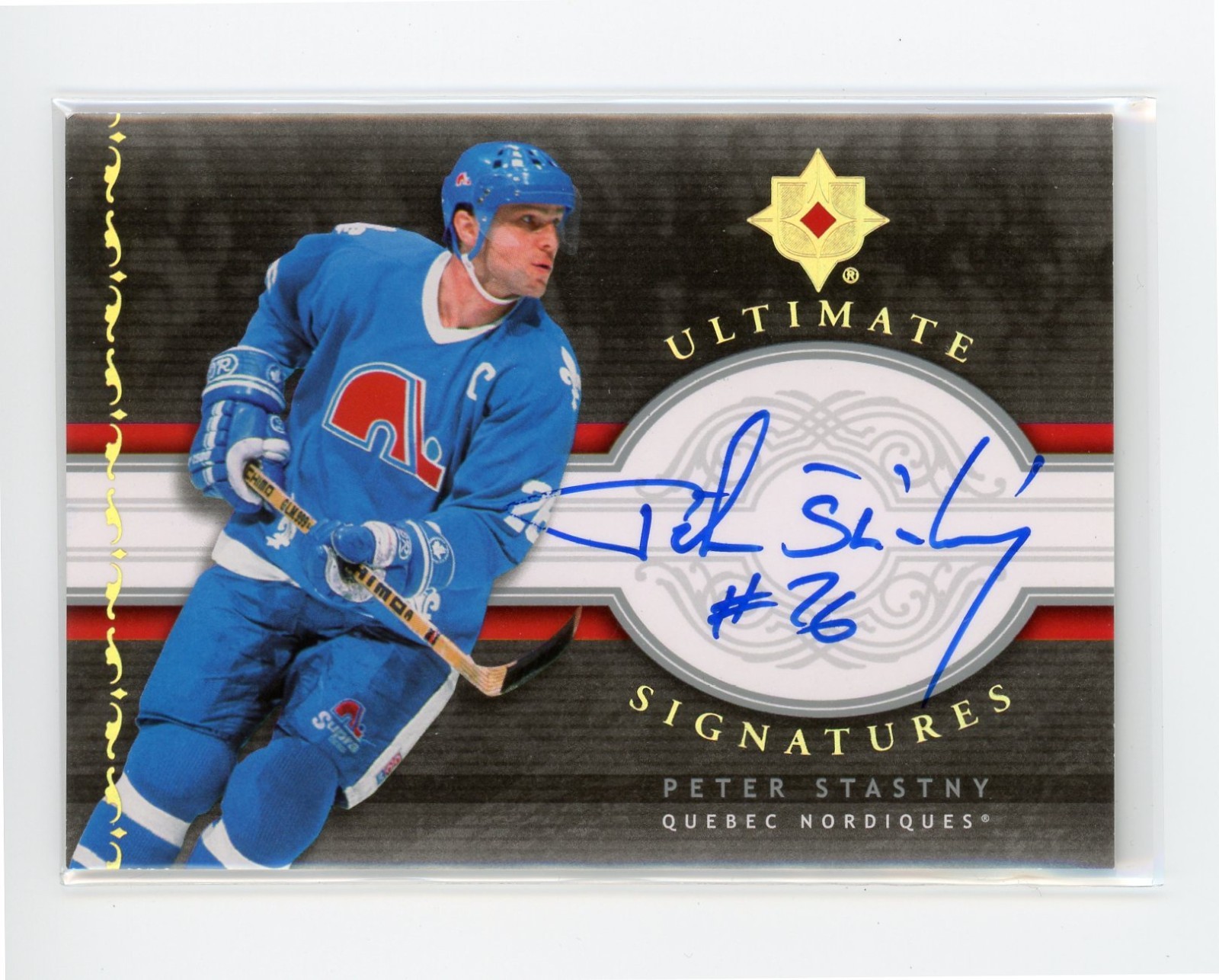 2006-07 UD Ultimate Collection Signatures Peter Stastny #US-PS - HOF ...