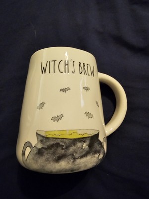 Rae Dunn WITCHES BREW Ceramic Coffee Cup Mug Artisan Collection By Magenta Bats | eBay