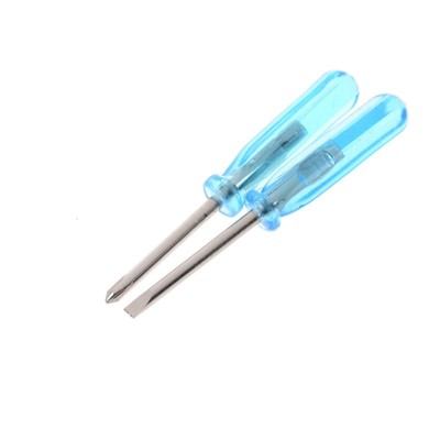 10x Plastic Handle Stubby Mini Pocket Cross Flathead Screwdriver Tool ...