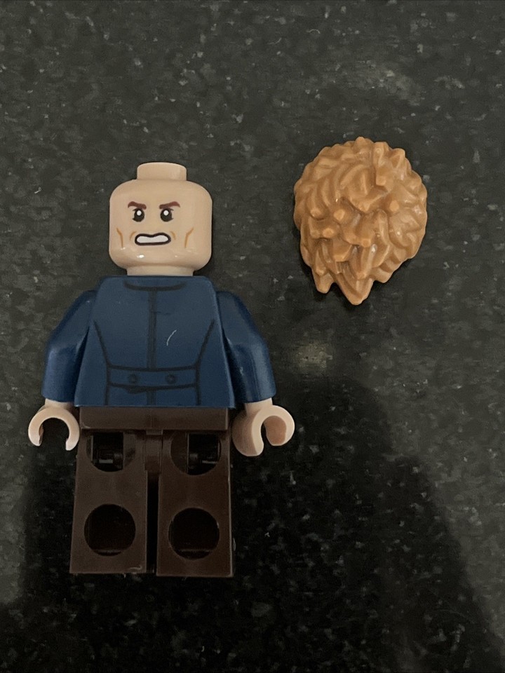 Lego Newt Scamander - Dark Blue Trench Coat Fantastic Beasts Minifigure ...