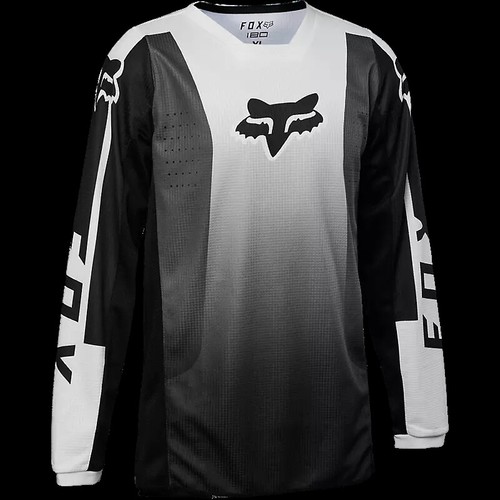 NEW Fox Racing Jersey! Youth Jersey 180 LEED Black White | eBay