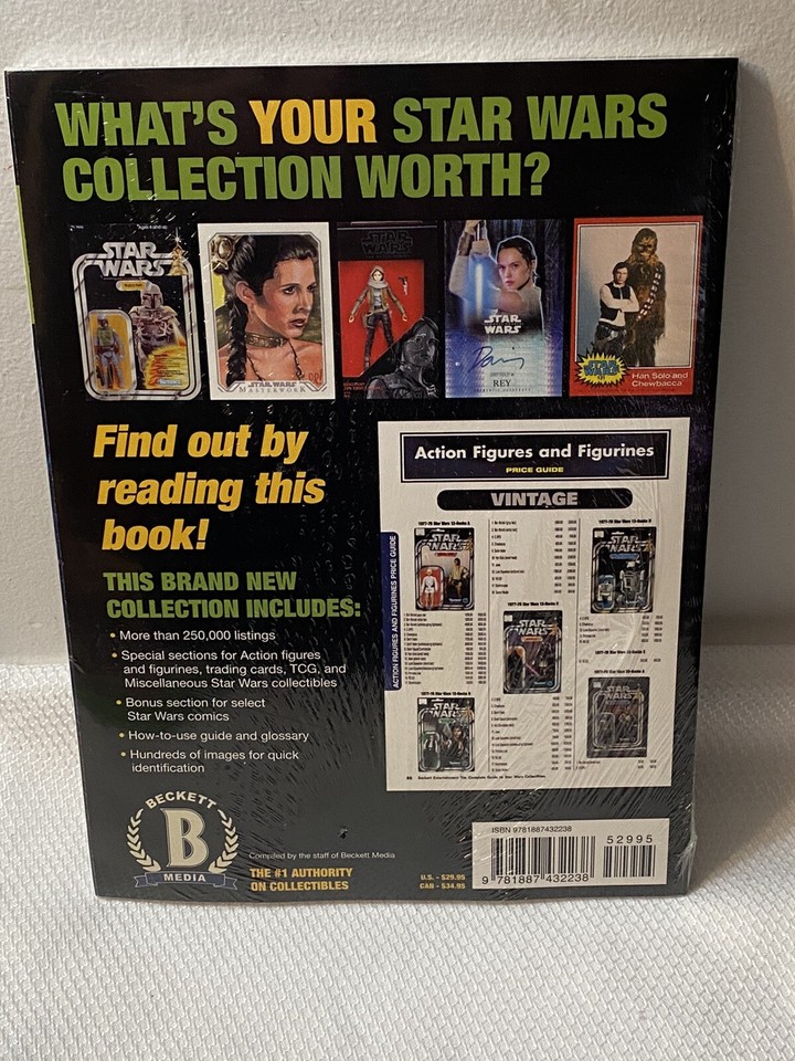 TWO 2016 Beckett Star Wars Collectibles Price Guide #1 $29.95 cover ...