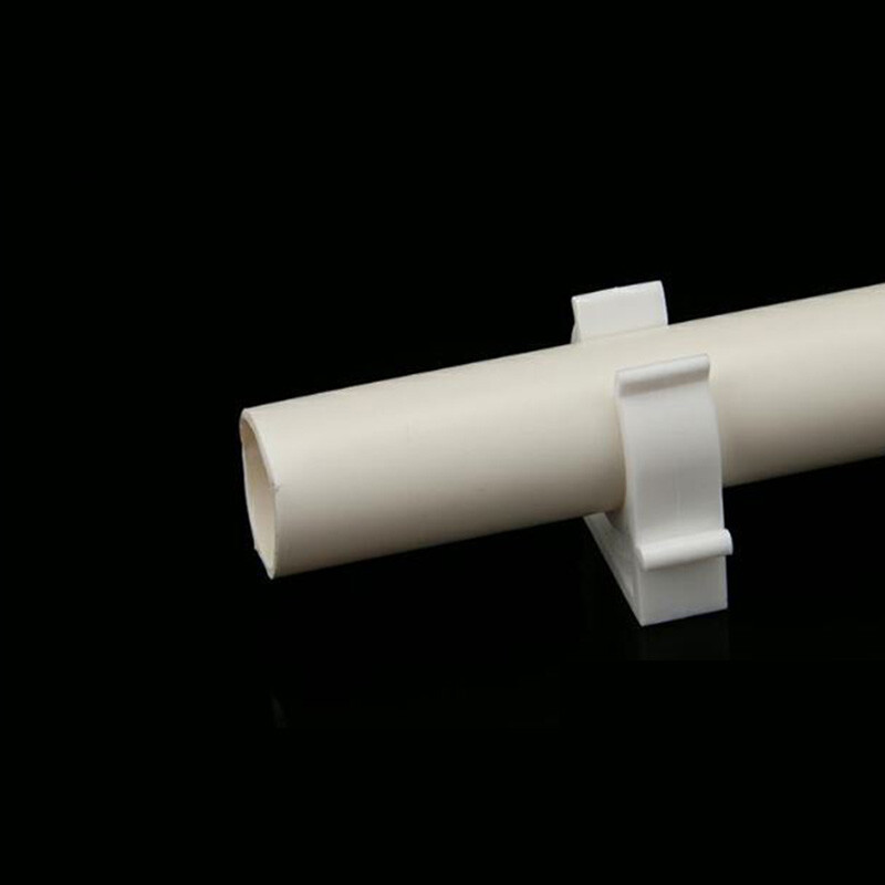 PPR Plastic Pipe Clips Hose Tube Clamp U-shaped White Multiple Styles ...