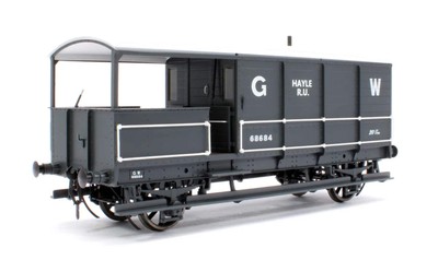 Dapol 7F-300-002 O Gauge Toad 20t Brake Van (Diagram AA15) GWR Grey ...