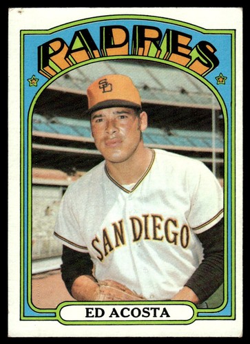 1972 Topps Ed Acosta San Diego Padres #123 | eBay