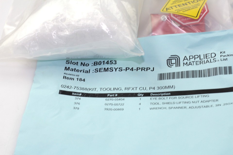 Applied Materials 0242-75388/0270-05404/05722 KIT TOOLING RFXT CU P4 ...