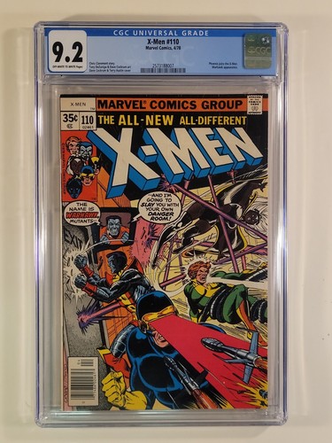 UNCANNY X-MEN #110 CGC 9.2 1978 Marvel Comics PHOENIX JOINS TEAM | eBay