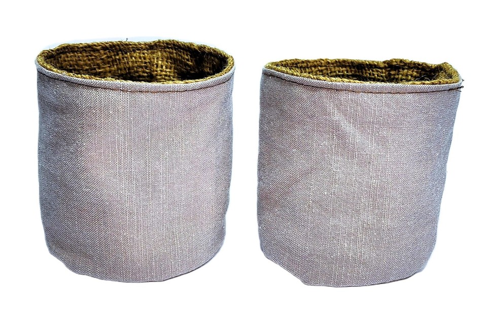 Handmade House plant Pots Small Plant Cover Fabric Personalized Planter ...