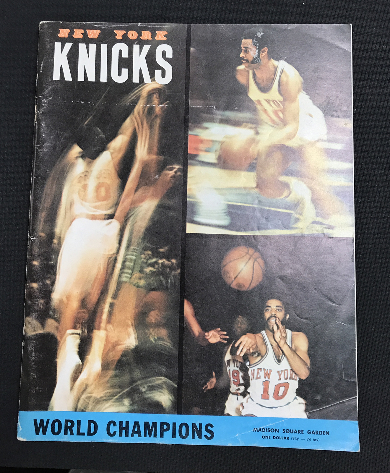 1973-74 New York Knicks Magazine Volume 7 No. 3 World Champions Phil ...