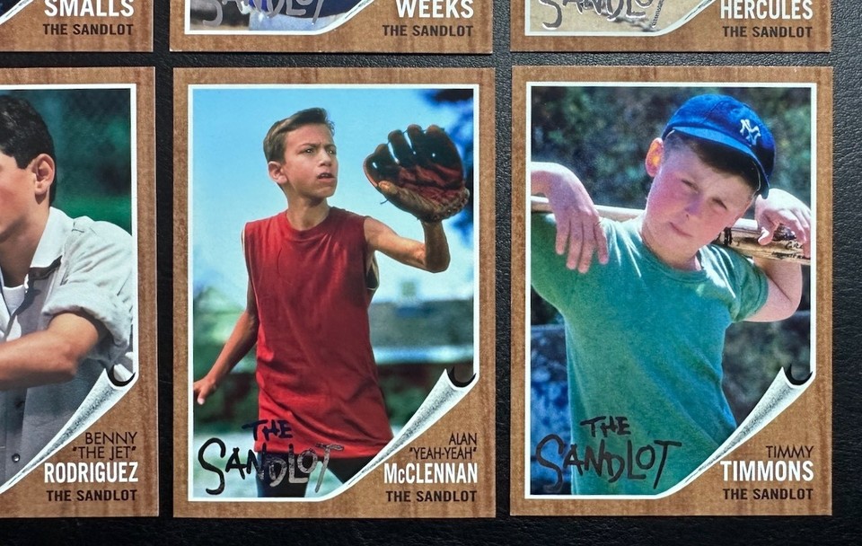 Lot of 8 2018 Topps Archives The Sandlot 25th Anniversary Limited ...