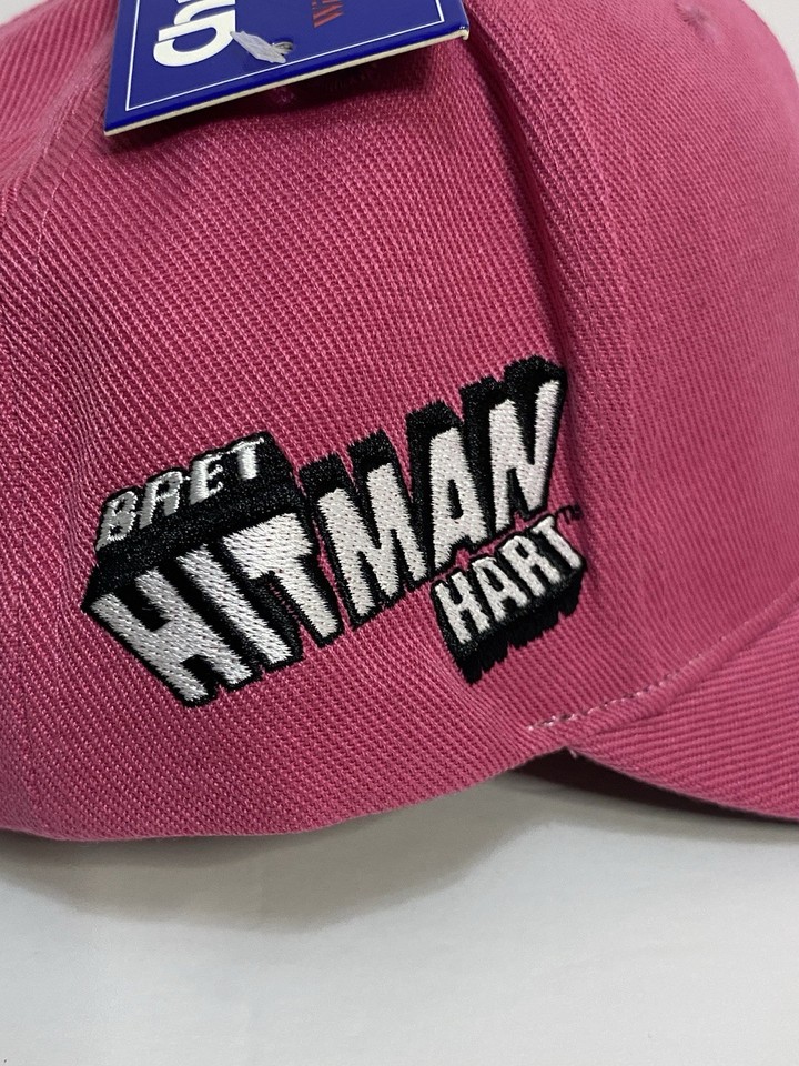 BRET HART The Hitman Official WWE Wrestling SnapBack Hat Chalkline NWT ...