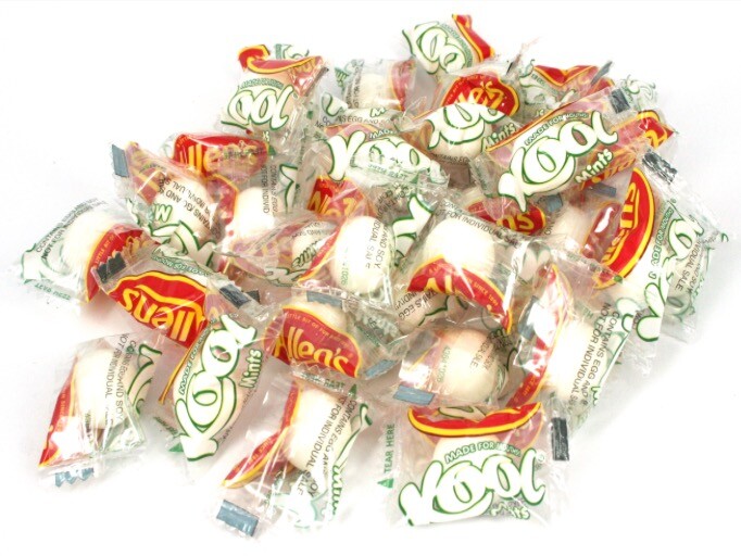 1kg ALLENS KOOL MINTS INDIVIDUALLY WRAPPED WHITE CHEW BALLS BULK ...