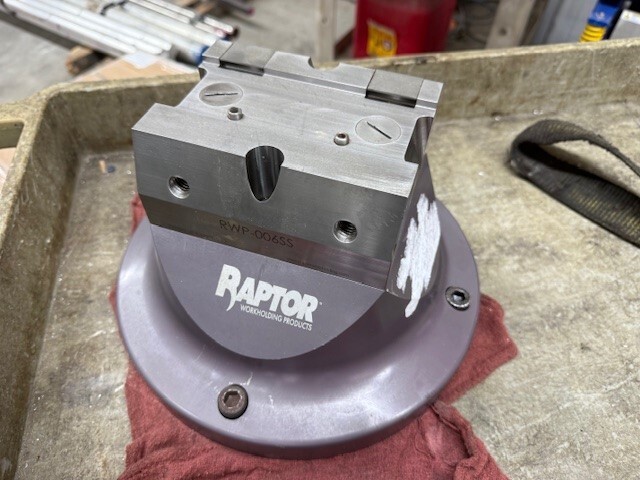 RAPTOR Workholding RWP-006SS Stainless Steel DOVETAIL CNC HAAS 5TH AXIS ...