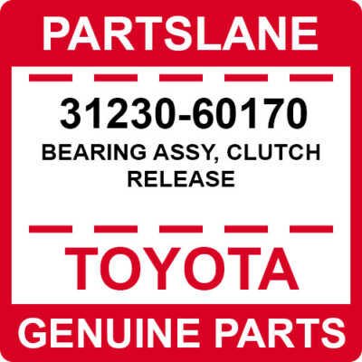 31230-60170 Toyota OEM Genuine BEARING ASSY, CLUTCH RELEASE | eBay