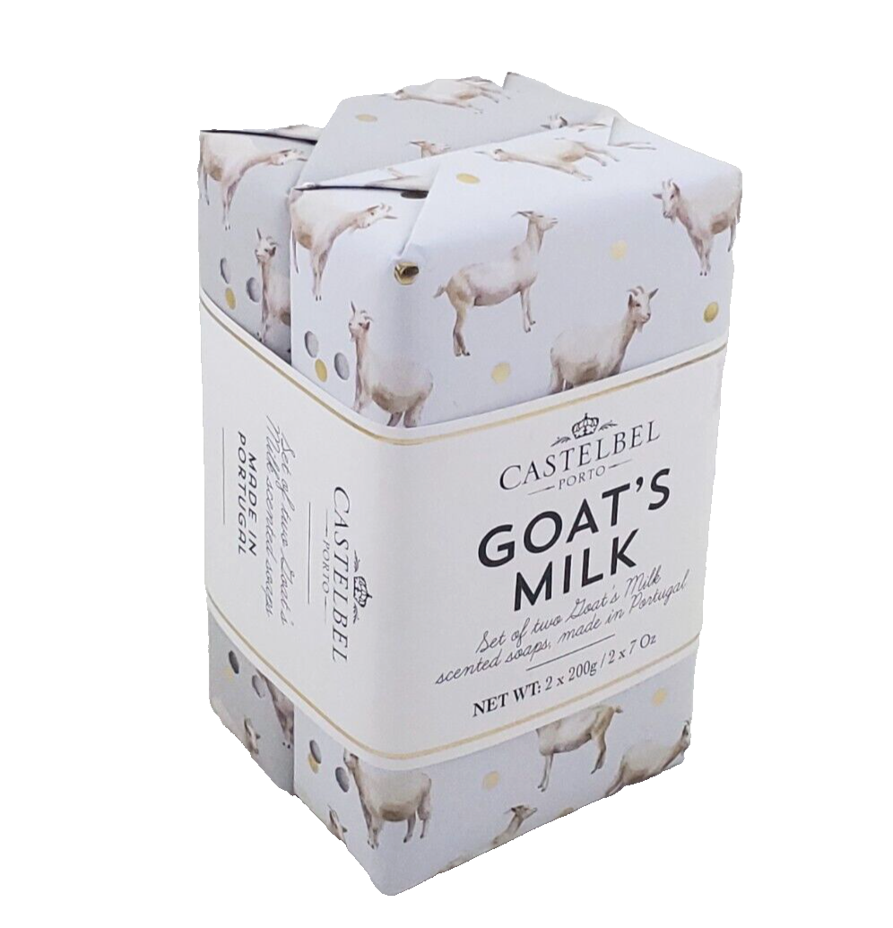 Castelbel Porto GOAT'S MILK Scented Soaps Set of 2 Oz Bars Portugal for ...